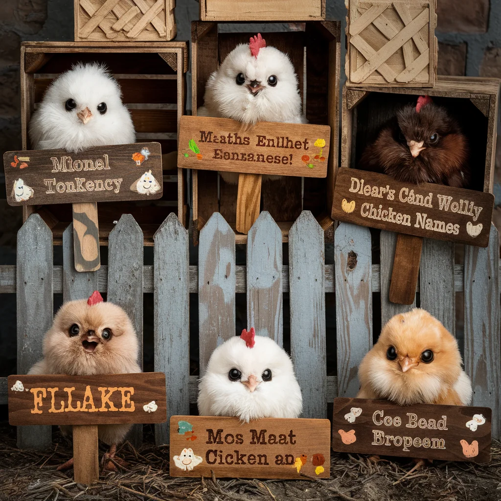 395+Hilarious and Funny Chicken Names to Cluck Up Your Flock