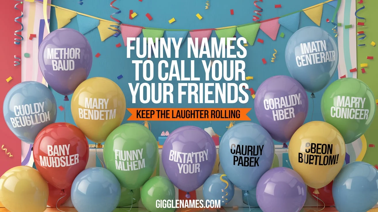 250+ Funny Names to Call Your Friends: Keep the Laughter Rolling