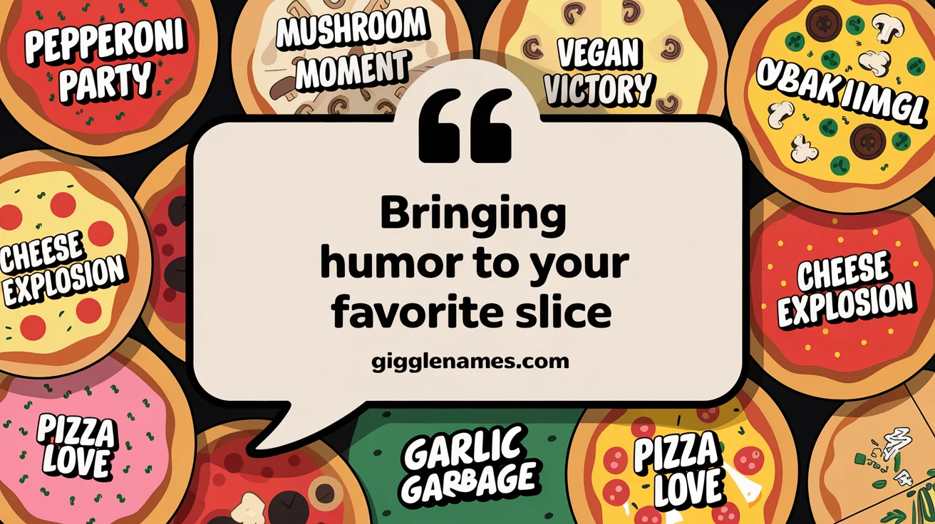 Funny Pizza Names: Bringing Humor to Your Favorite Slice