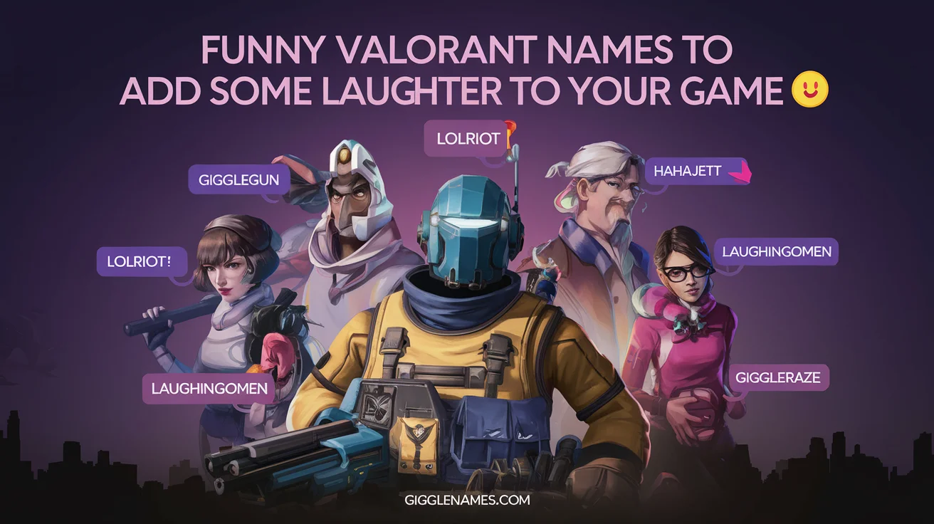 115+Funny Valorant Names to Add Some Laughter to Your Game